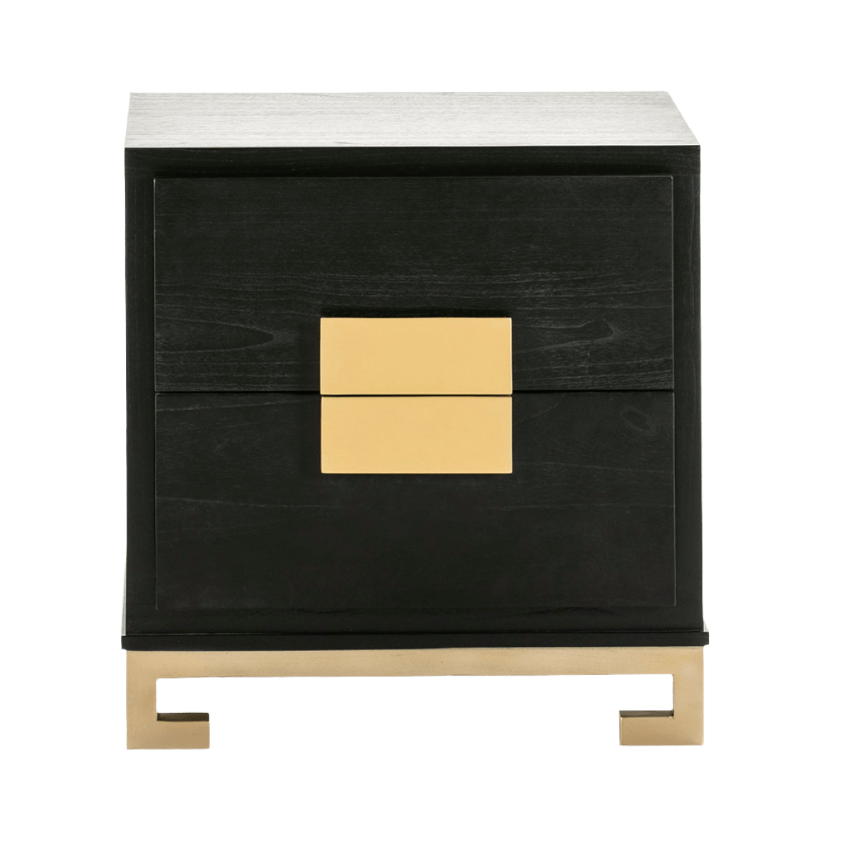 Madera Negro Dorado Bedside Table – Ideal Furniture ES